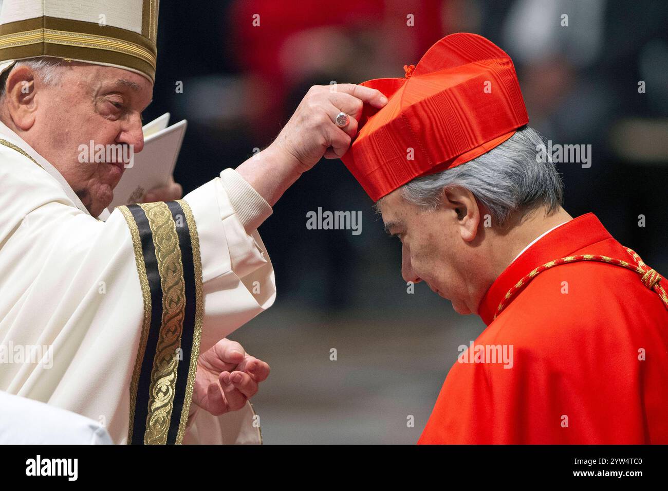 ITALY - POPE FRANCIS PRESIDES OVER A SOLEMN MASS OPENING A PUBLIC ...