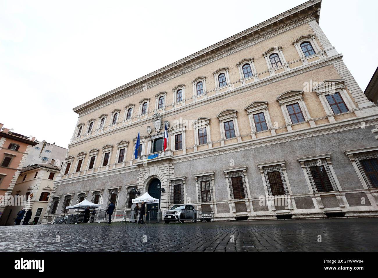 Roma, Italia. 09th Dec, 2024. Inaugurazione della facciata restaurata ...