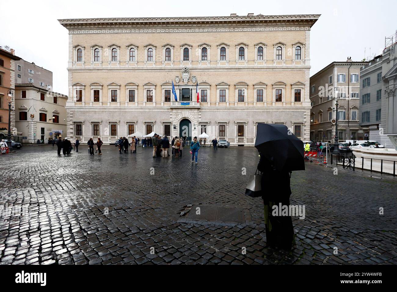 Roma, Italia. 09th Dec, 2024. Inaugurazione della facciata restaurata ...