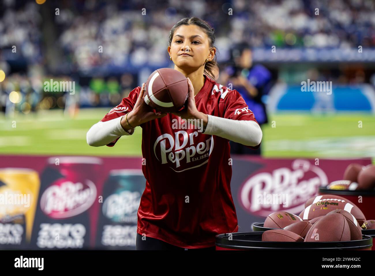 IMAGES DISTRIBUTED FOR DR PEPPER - Nyah participating in the Dr Pepper ...