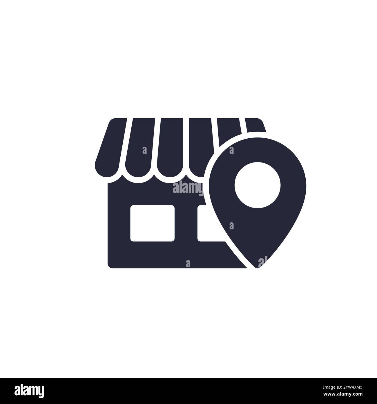 Local shop icon on white Stock Vector Image & Art - Alamy