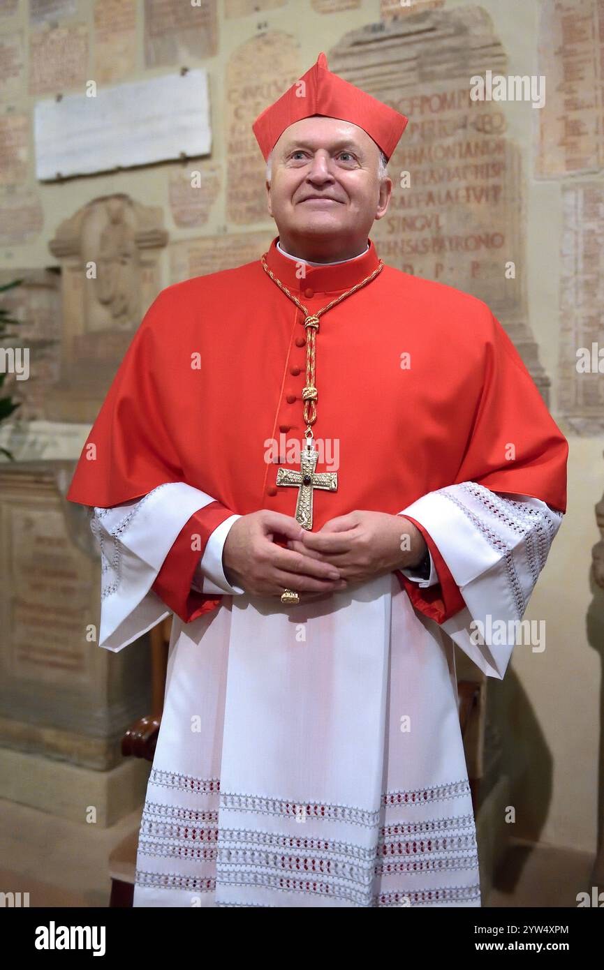 Vatican City, Vatican. 07th Dec, 2024. Newly appointed Cardinal ...