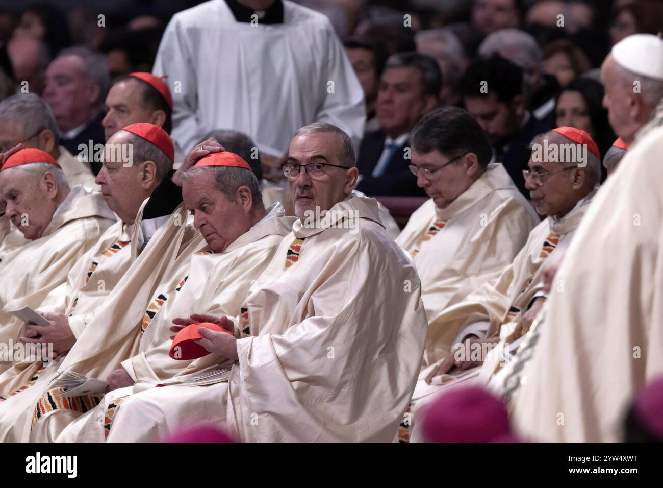 Vatican City, Vatican, 07/12/2024. Cardinal Pierbattista Pizzaballa ...