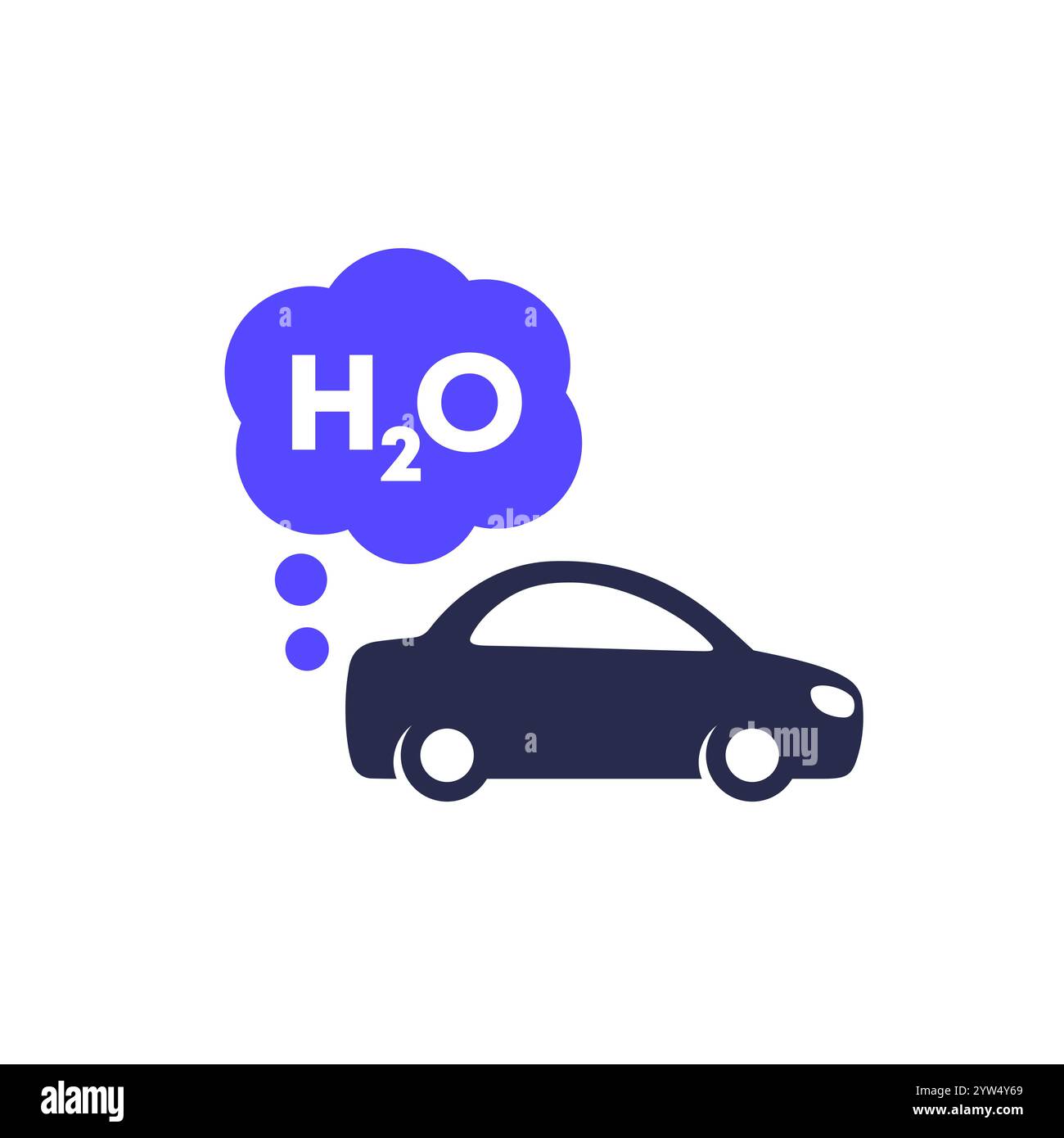 clean emissions of hydrogen car icon Stock Vector Image & Art - Alamy