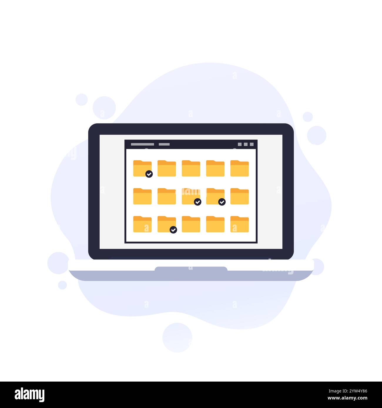 file folders ui design, vector Stock Vector Image & Art - Alamy