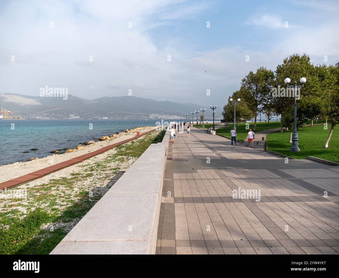Novorossiysk, Russia 28 August 2024 The monument to the dead fishermen ...