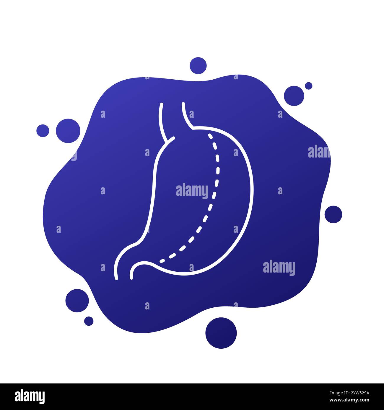 gastric sleeve line icon, vector Stock Vector Image & Art - Alamy