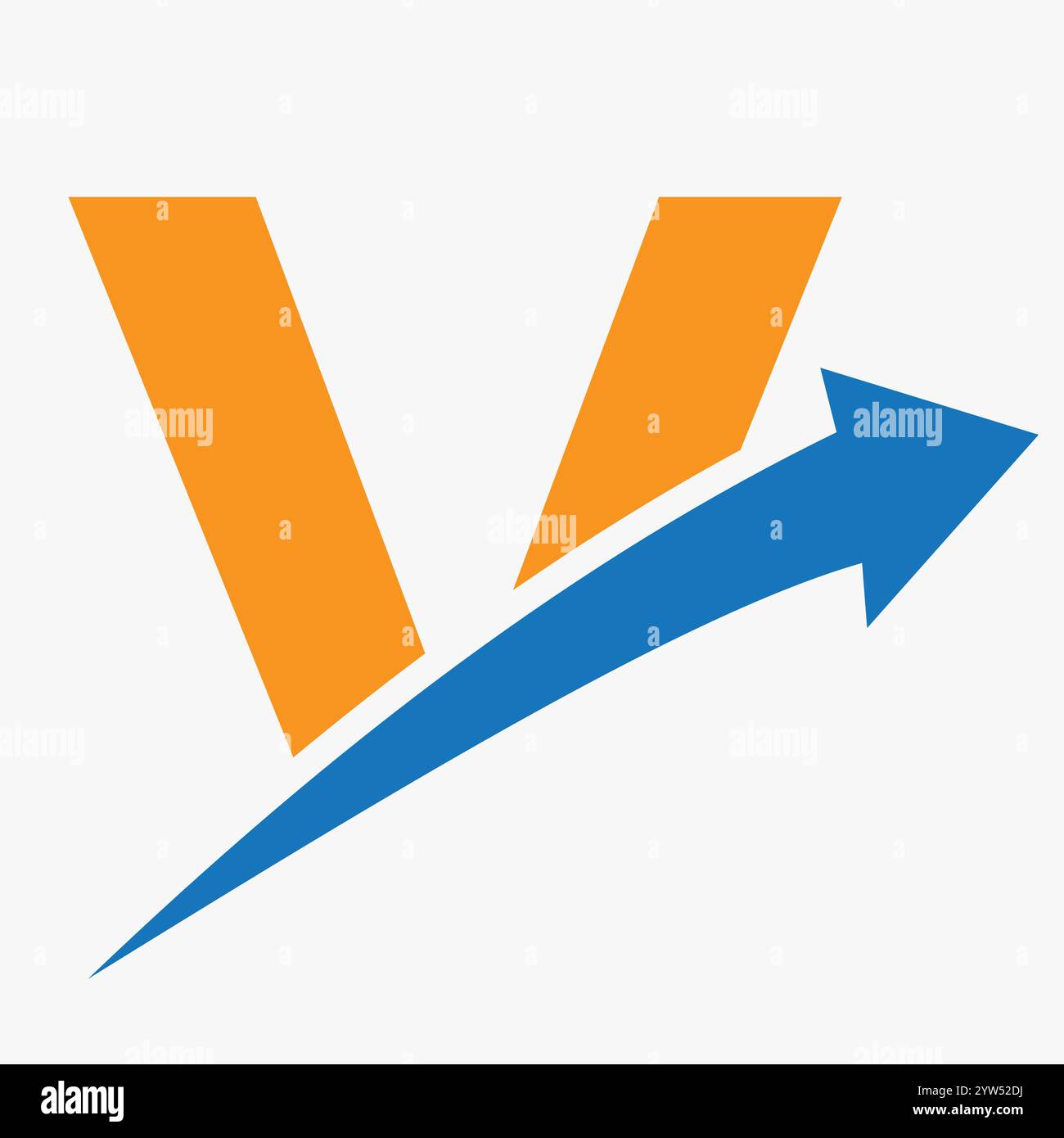 V arrow Stock Vector Images - Alamy