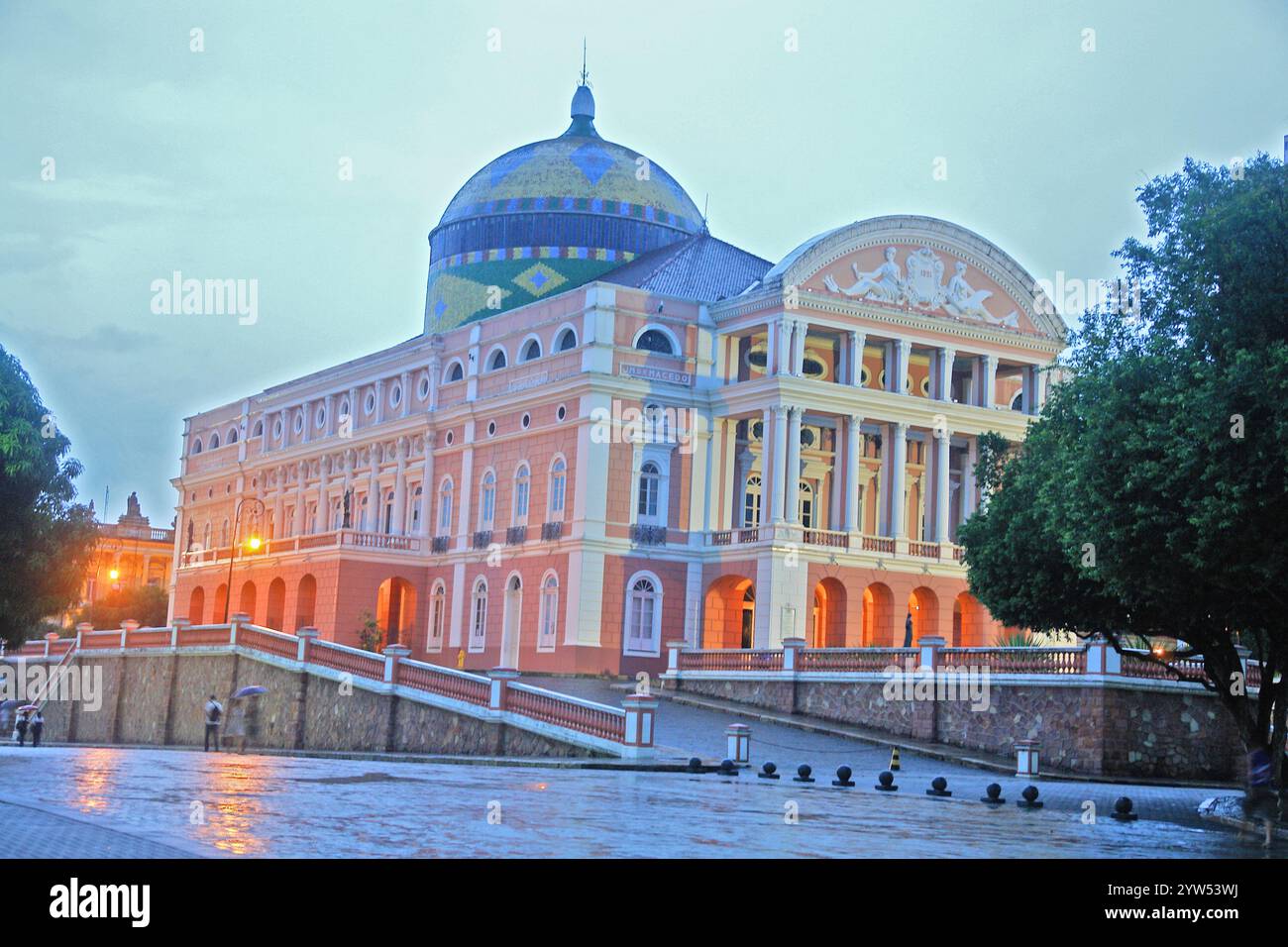 The Amazon Theatre an opera house located in Manaus, Brazil Stock Photo ...