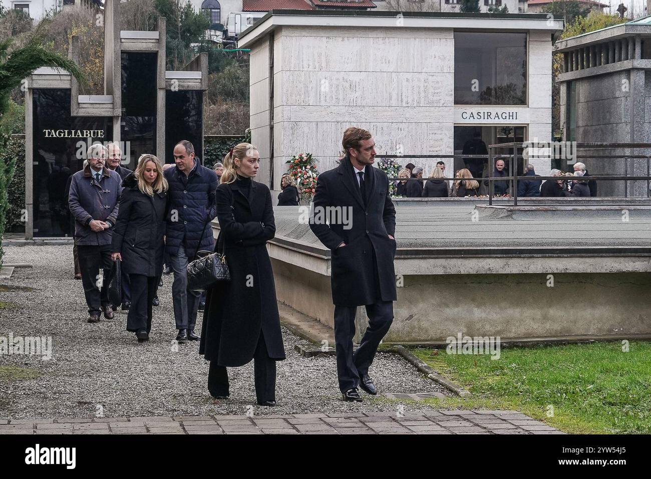 FINO MORNASCO (COMO) - Funeral of Fernanda Biffi Casiraghi, mother-in ...