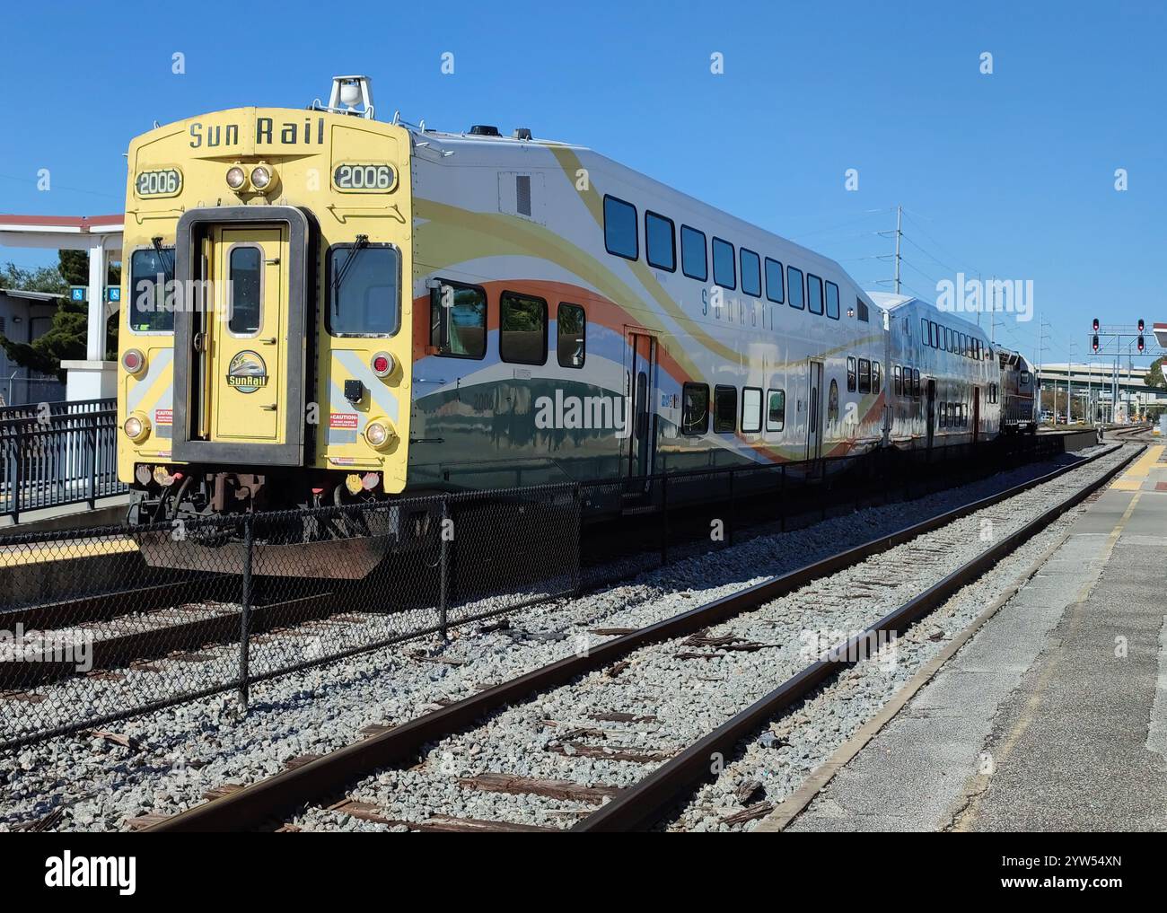 The Amtrak train stationed at orlando station in Florida, USA Stock ...