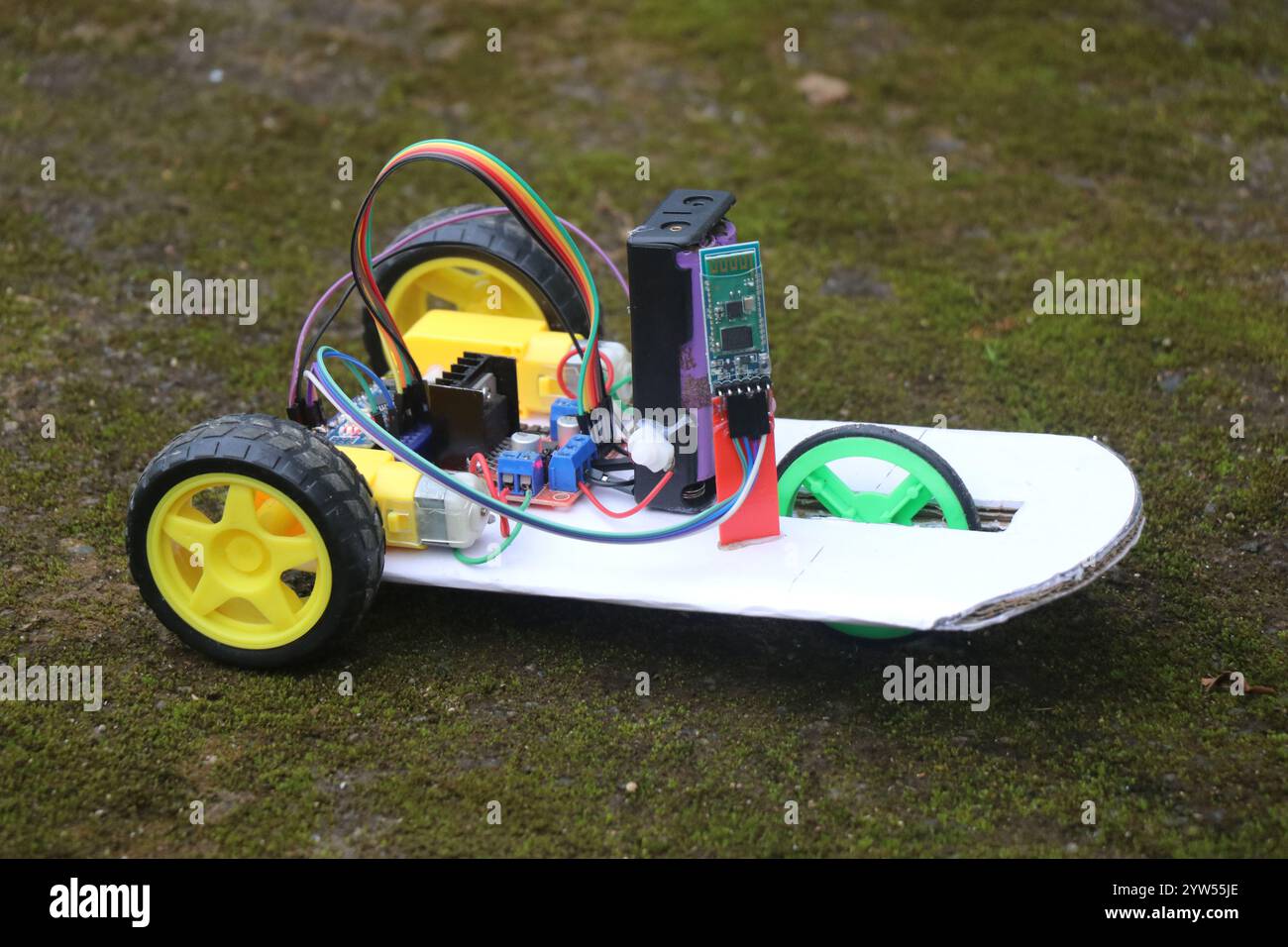 Robotic Car That Is Controlled By Bluetooth Powered By Programmable Micro Controller Mobile