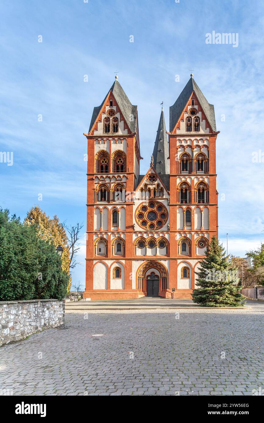 famous gothic dome in Limburg, Germany in beautiful colors Stock Photo ...