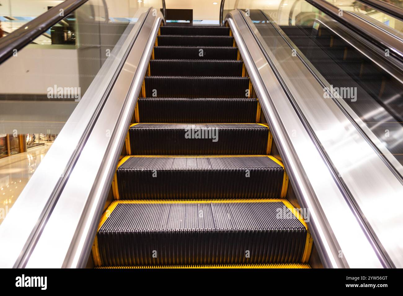 moving staircase in a shopping mall in Hong Kong, China Stock Photo - Alamy