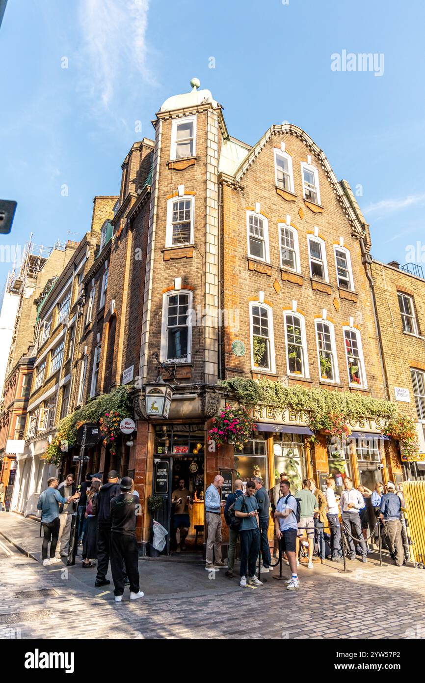 London, UK- September 19, 2024: The Blue Posts. A Traditional London ...