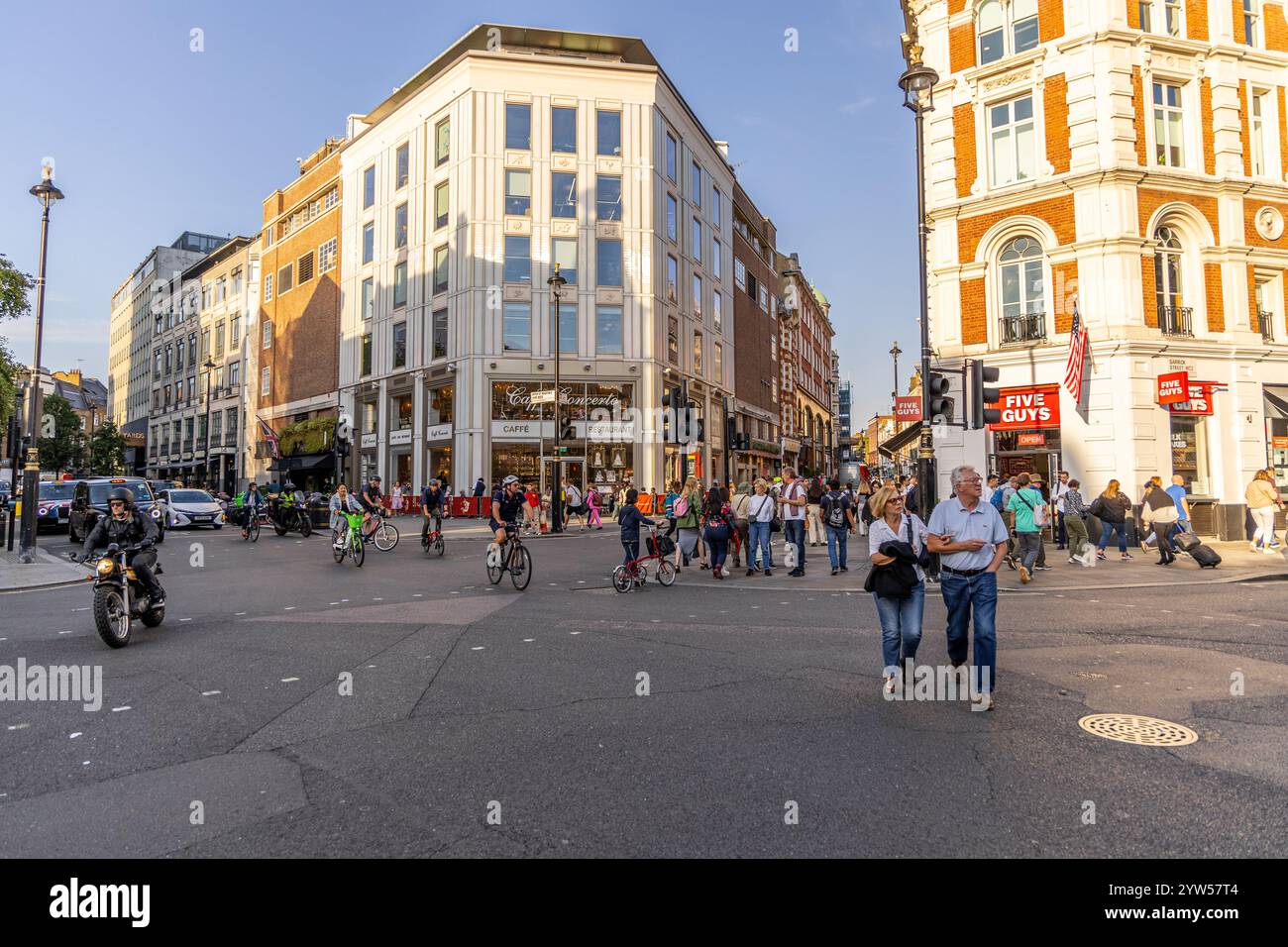 London, UK- September 19, 2024: Vibrant London intersection showcasing ...