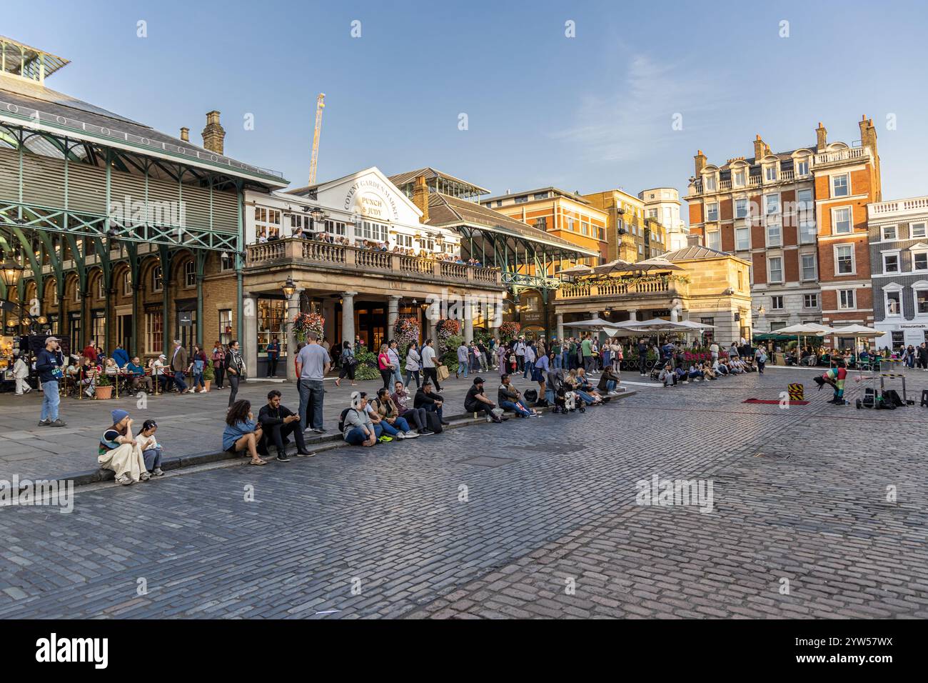 London, UK- September 19, 2024: Covent Garden central square. Bustling ...