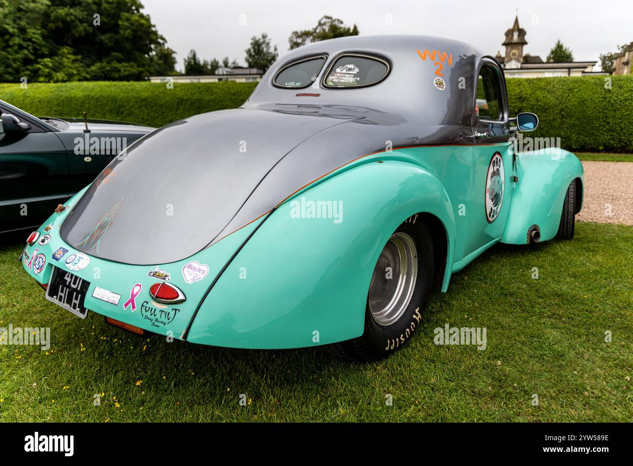 Bristol, UK- August 11, 2024: Custom 1941 Willys Coupe Hot Rod at ...
