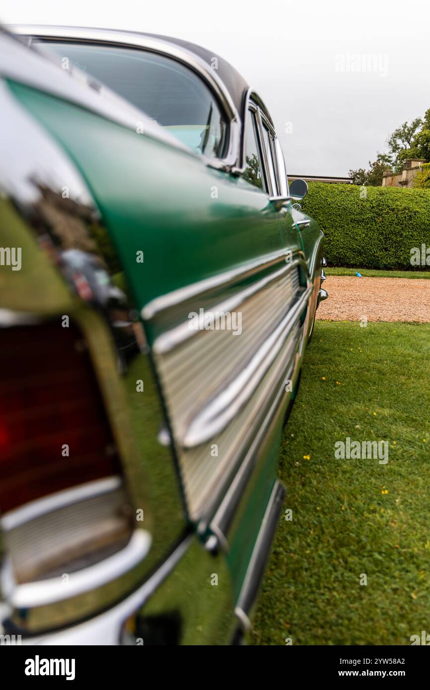 Bristol, UK- August 11, 2024: Side details of 1958 Buick Special ...