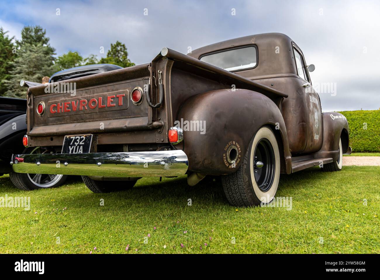 Bristol, UK- August 11, 2024: Brown 1950 Chevrolet 3100. American ...
