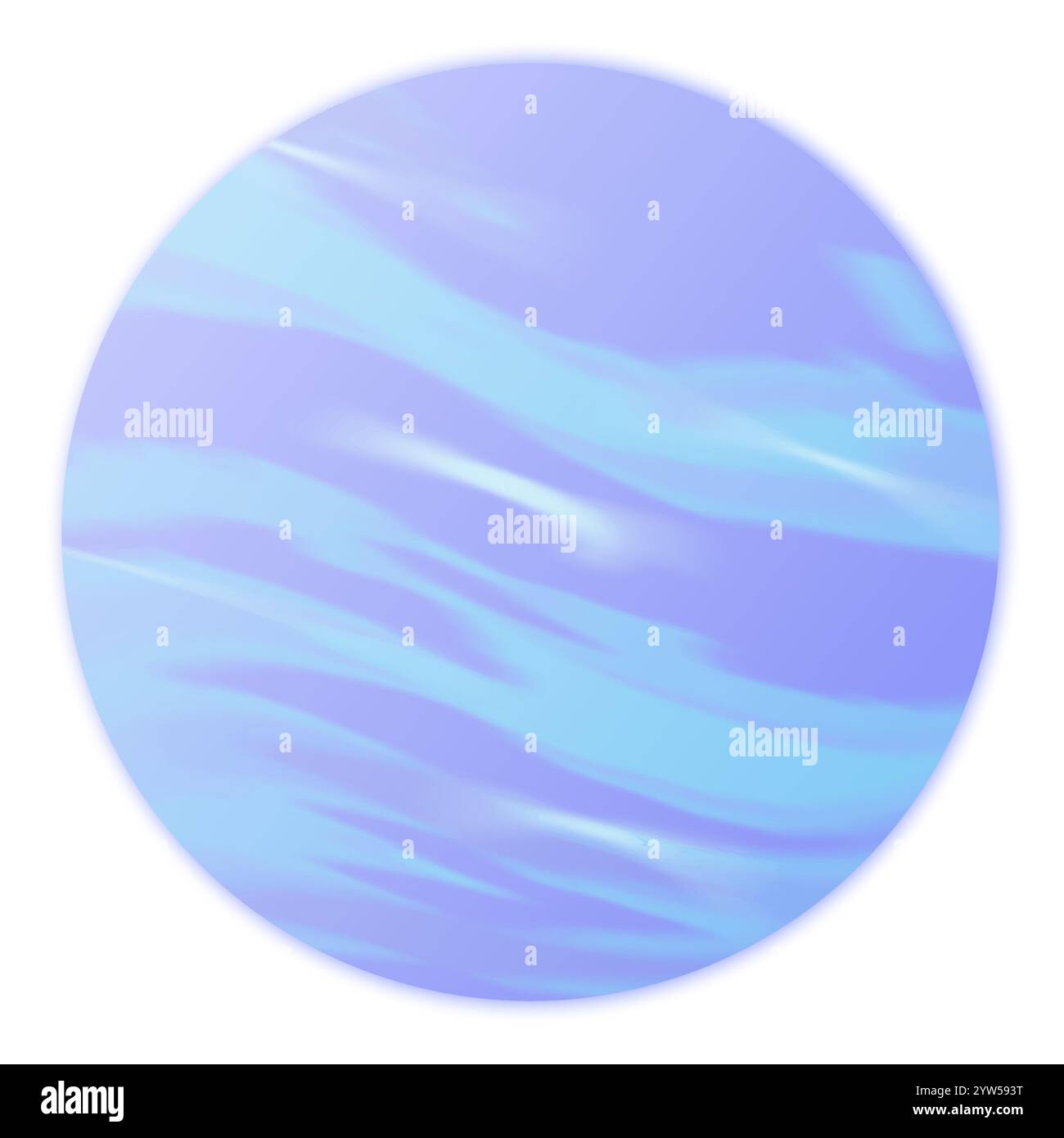 Planet Neptune on White Background from Solar System Stock Vector Image ...