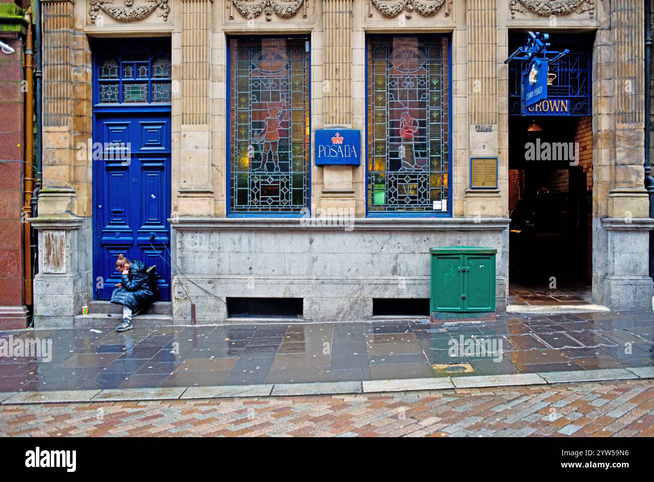 The Crown Posada Pub, Side Street, Newcastle upon Tyne, Tyneside ...