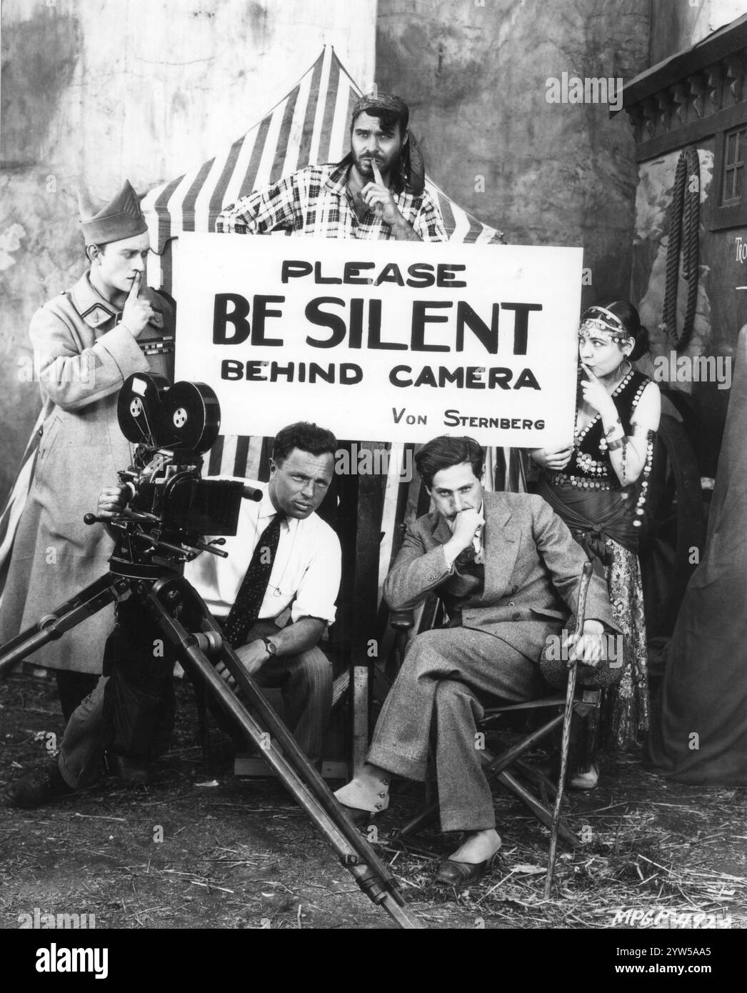 Director JOSEF Von STERNBERG on the set of EXQUISITE SINNER 1926 with ...
