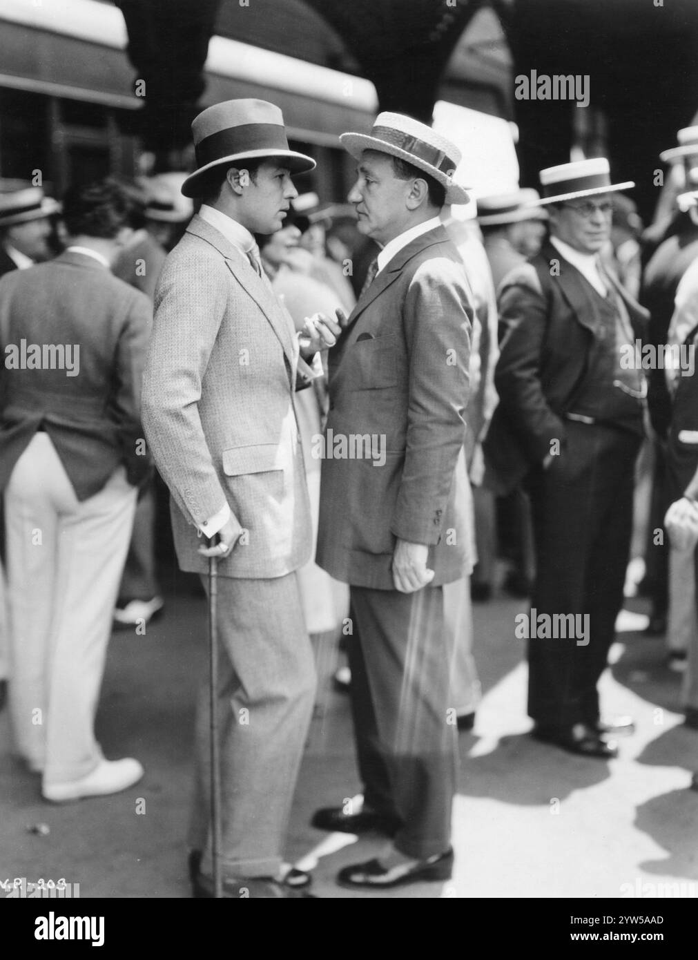 Legendary Silent Film Star RUDOLPH VALENTINO chatting to Producer ...