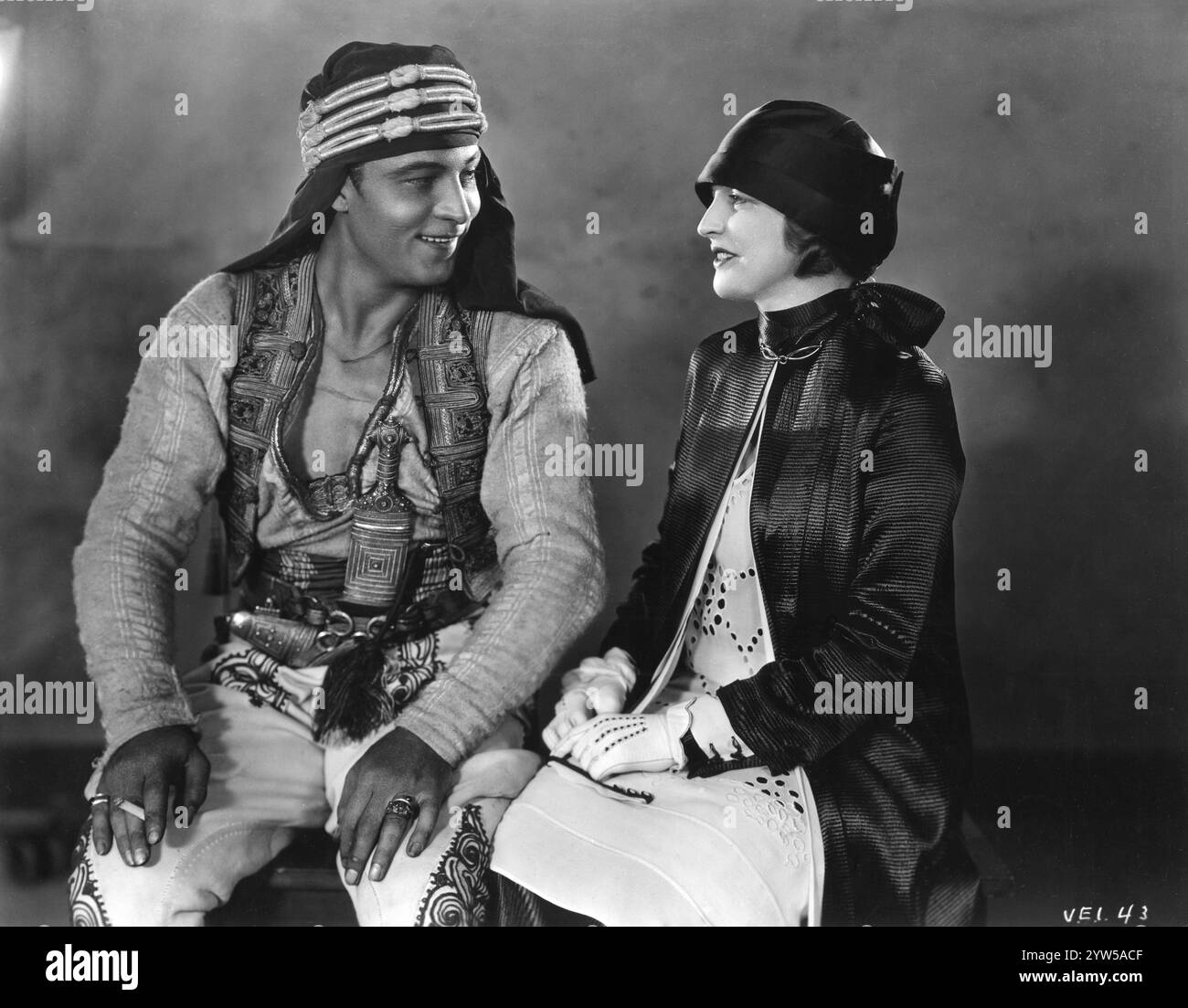 Publicity Portrait of RUDOLPH VALENTINO and AGNES AYRES (who reprised ...