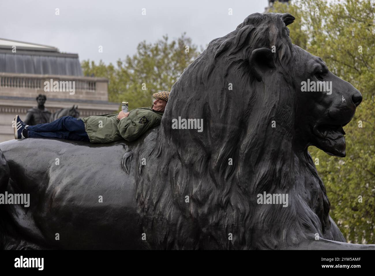St George's Day celebrations at Trafalgar Square on April 23rd 2024, to ...