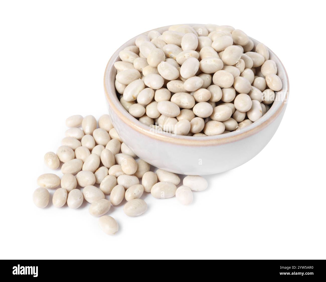 Beans in bowl isolated hi-res stock photography and images - Alamy