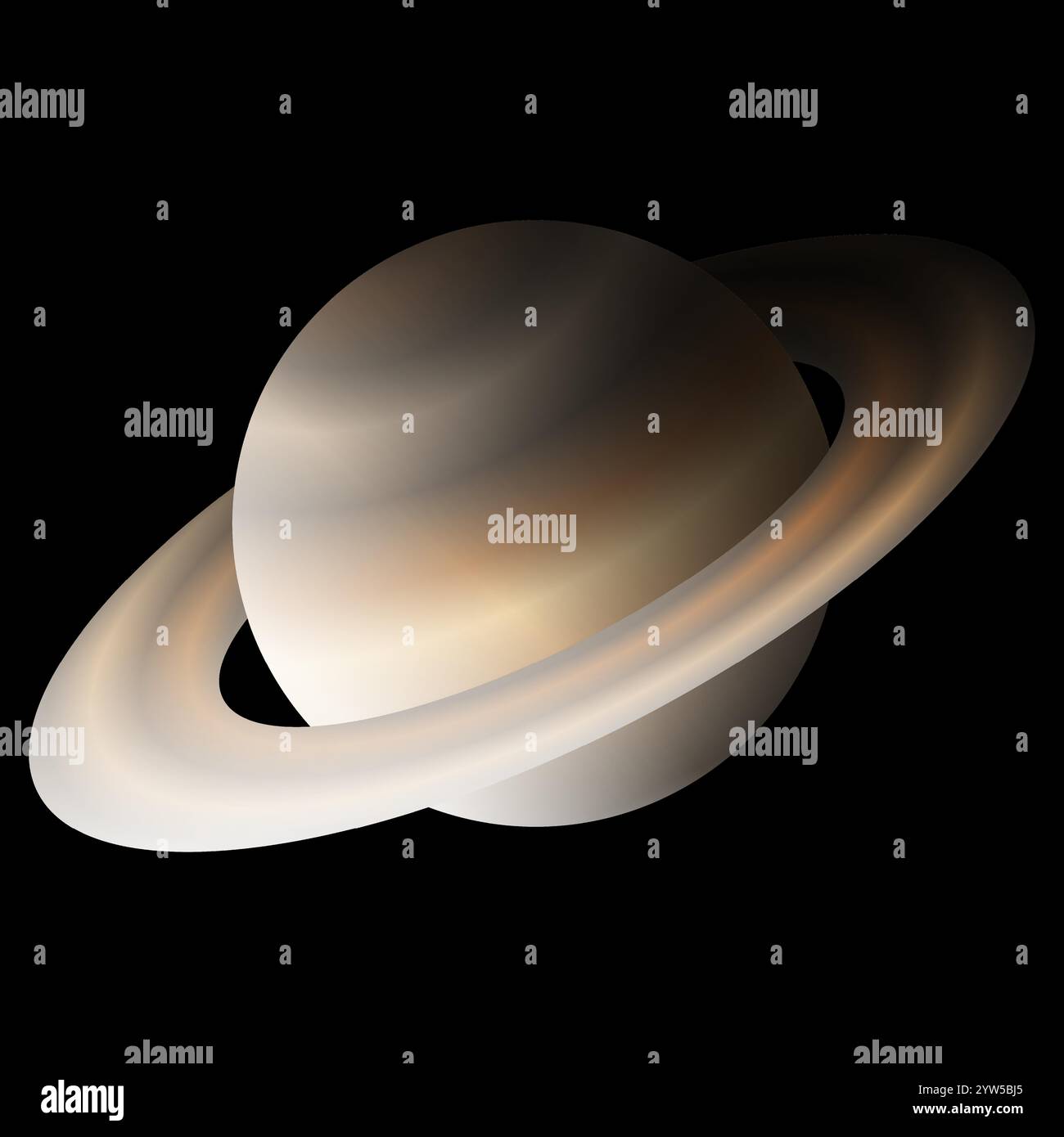 Image of planet saturn and rings Stock Vector Images - Alamy