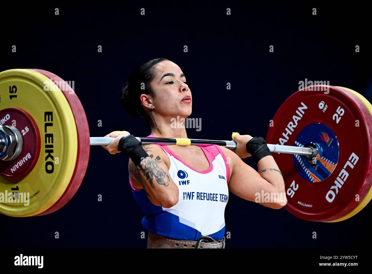 Aline de souza facciolla ferreira of weightlifting refugees team hi-res ...