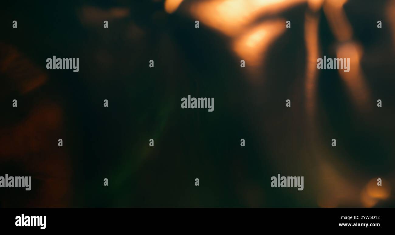 Film effect. Blur light. Sparkling blinking magic lens flare golden ...
