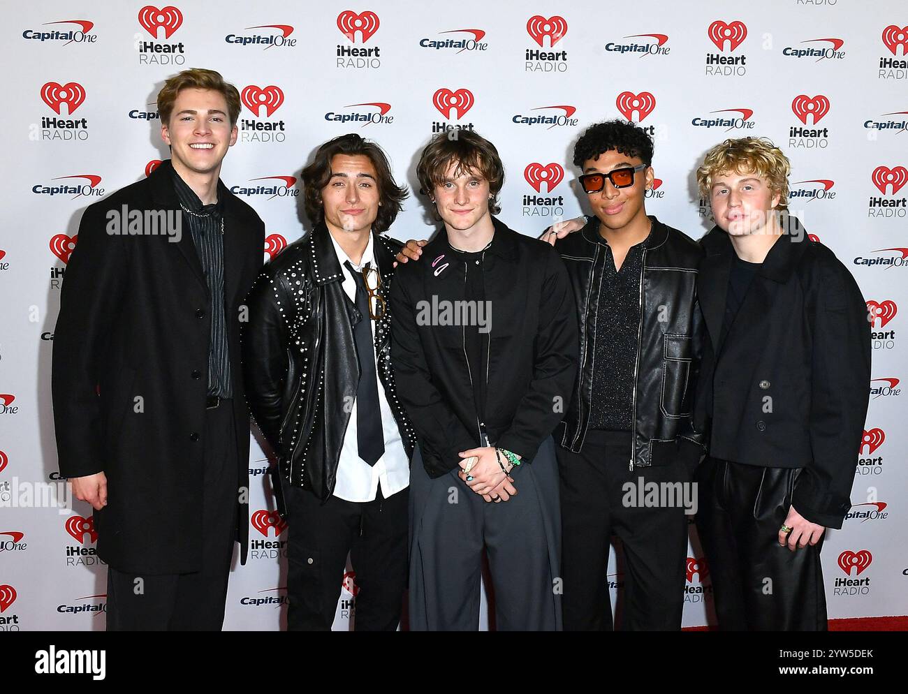 Inglewood, USA. 07th Dec, 2024. Sean Garrity, Jagger Moon, Ollie Hincy ...