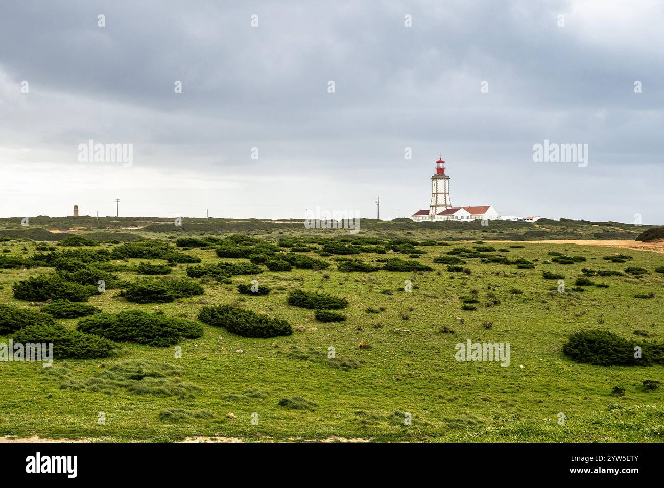 Cape Espichel Lighthouse, Farol do Cabo Espichel in Portugal is a ...