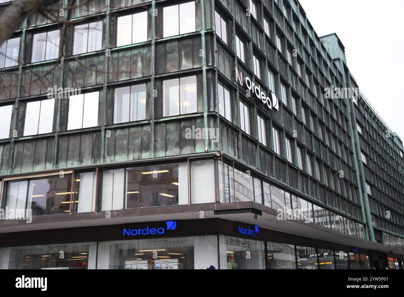 Copenhagen/ Denmark/09 december 2024/Nordea bank in danish capital ...