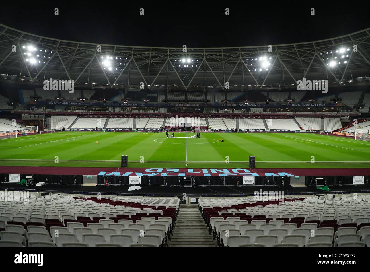 A general view of London Stadium, Home of West Ham United, during the ...