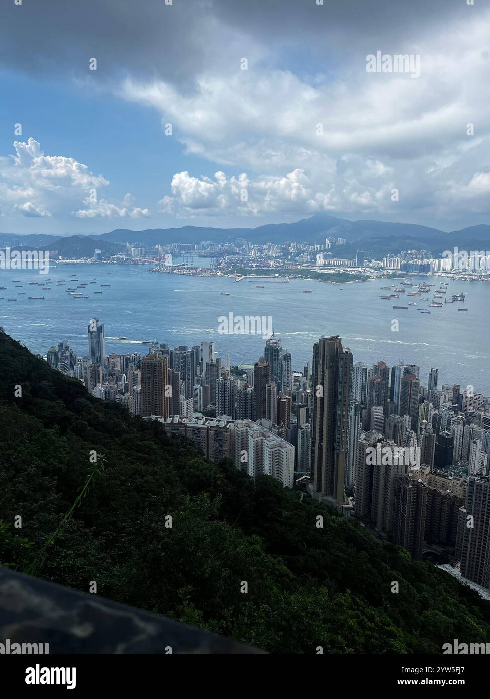 View from Victoria Peak, Hong Kong Stock Photo - Alamy