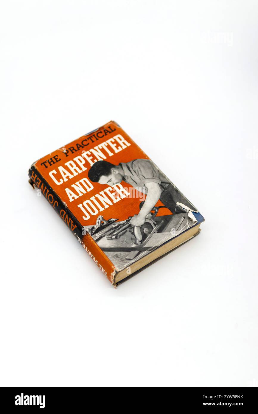 vintage practical carpenter & joiner book Stock Photo - Alamy