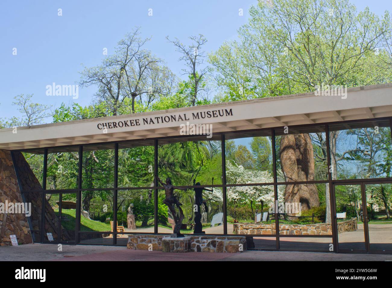 The Cherokee National Museum lies on the grounds of the Cherokee ...