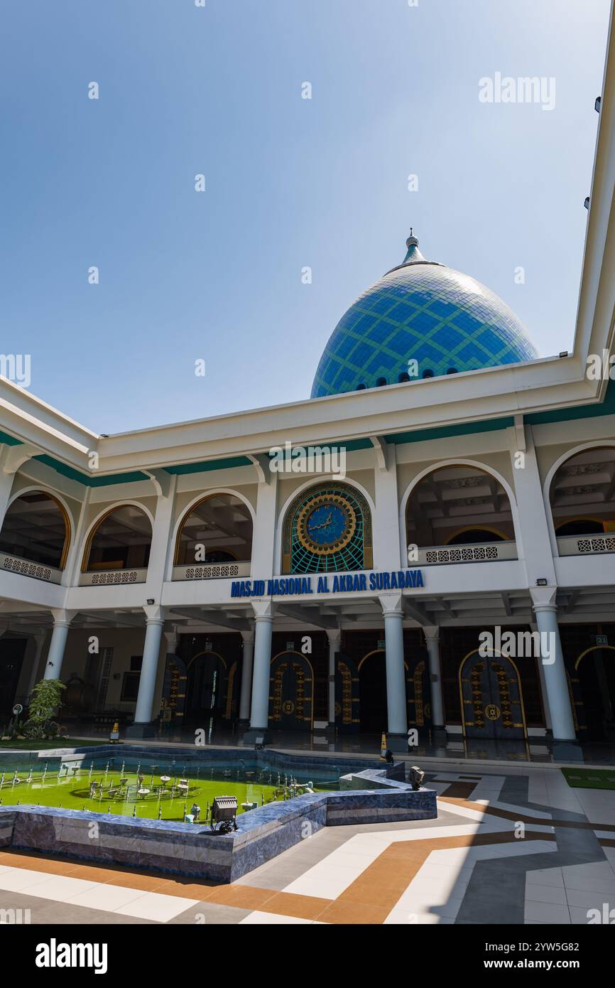 Surabaya Great Mosque, Masjid al Akbar in Indonesian, in the city of ...