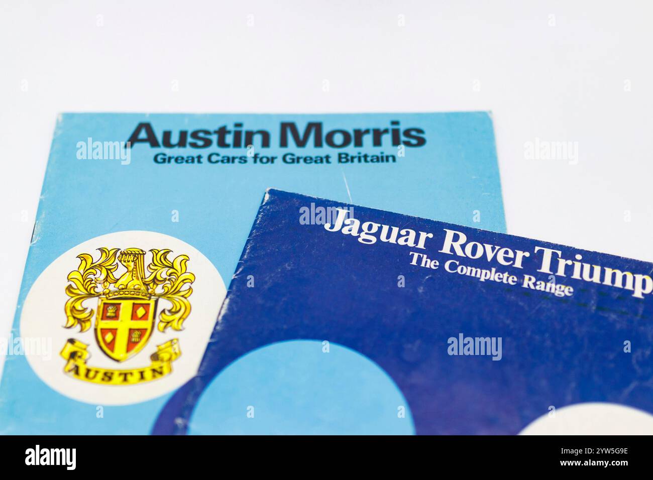 Vintage car brochures cover of Austin Morris & jaguar rover triumph ...