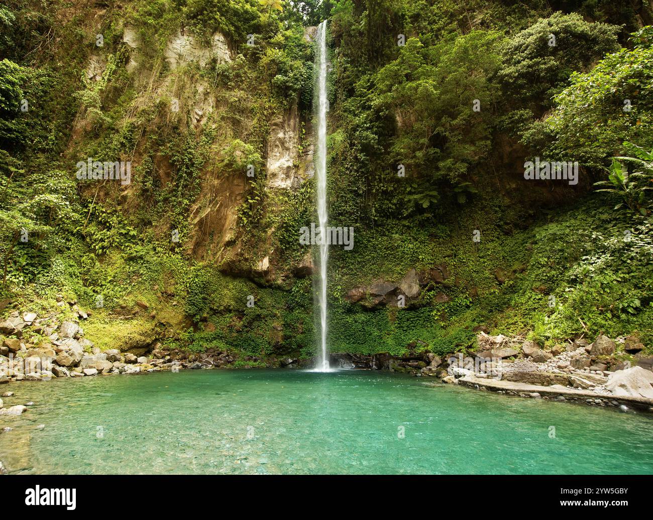 Katibawasan Falls in Mambajao, Camiguin Island, Philippines Stock Photo ...