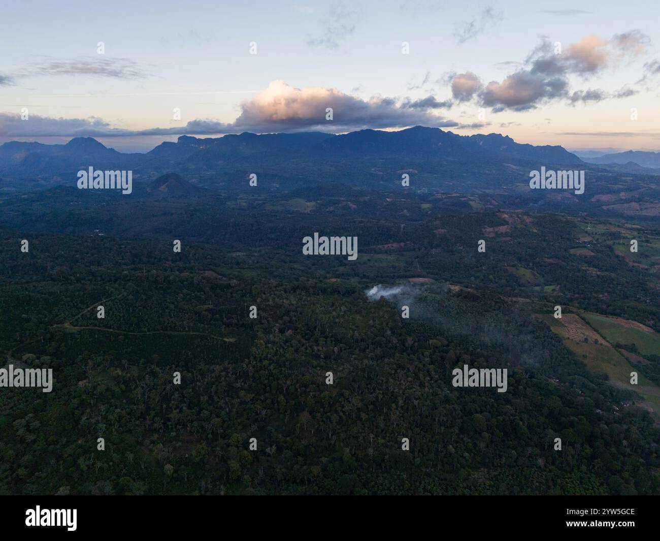 Aerial view valley rolling hills hi-res stock photography and images ...