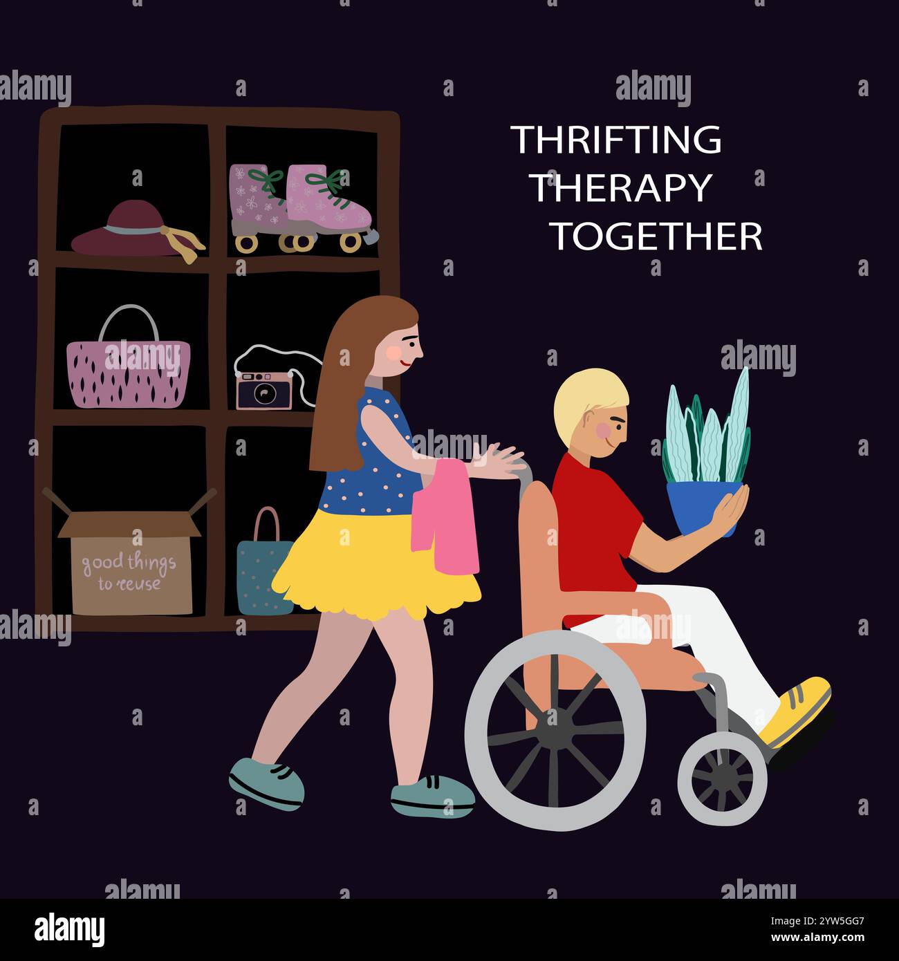 Secondhand second hand Stock Vector Images - Alamy