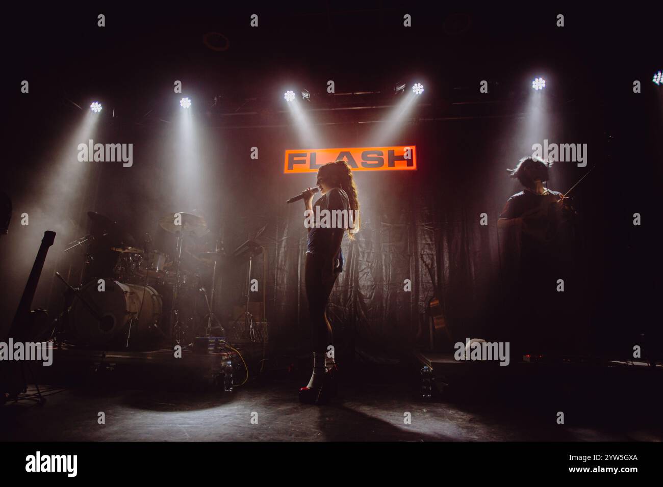 Ditonellapiaga perofrms live in Turin for the flash tour Stock Photo - Alamy