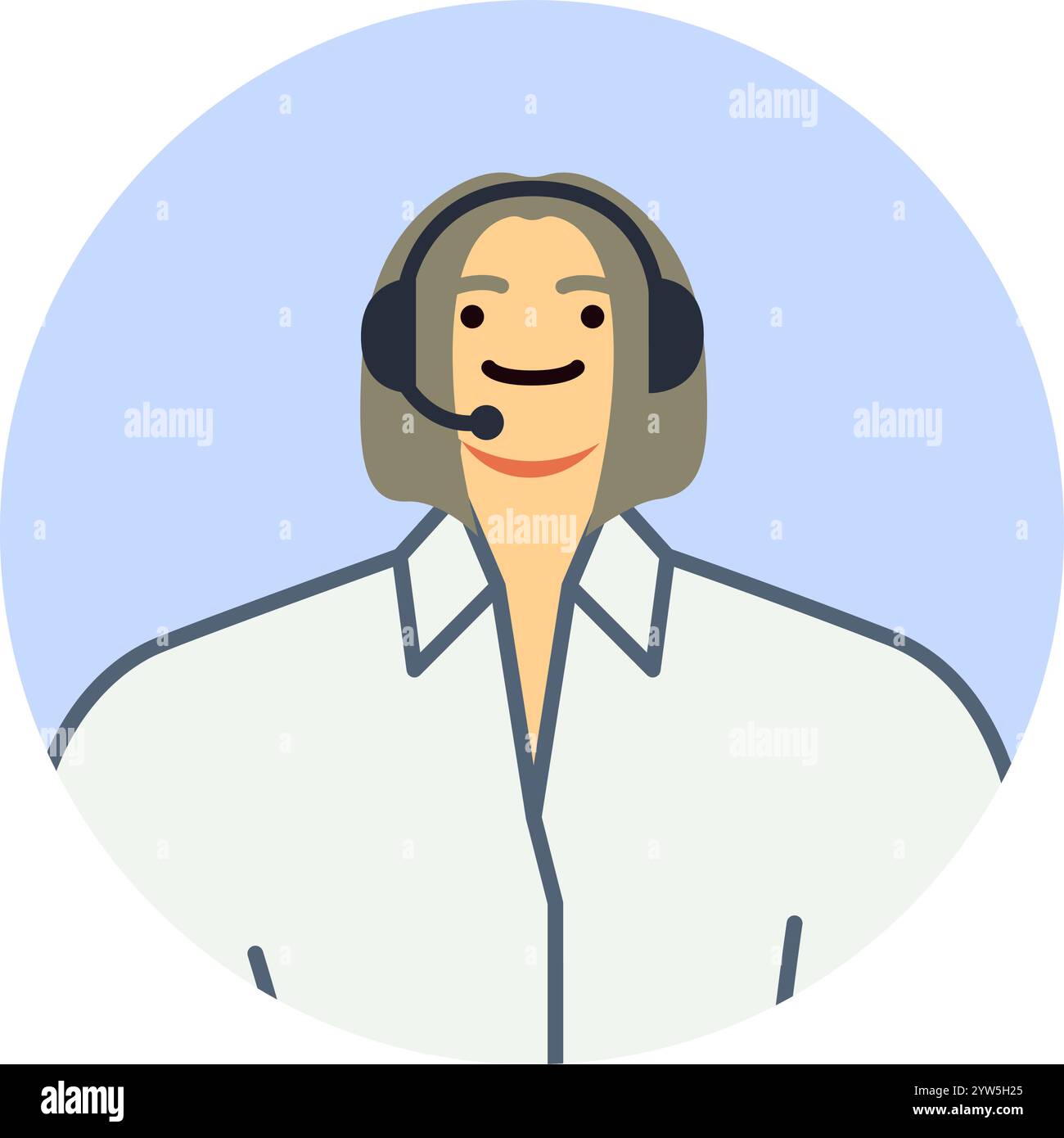 Smiling engaging conversation Stock Vector Images - Alamy