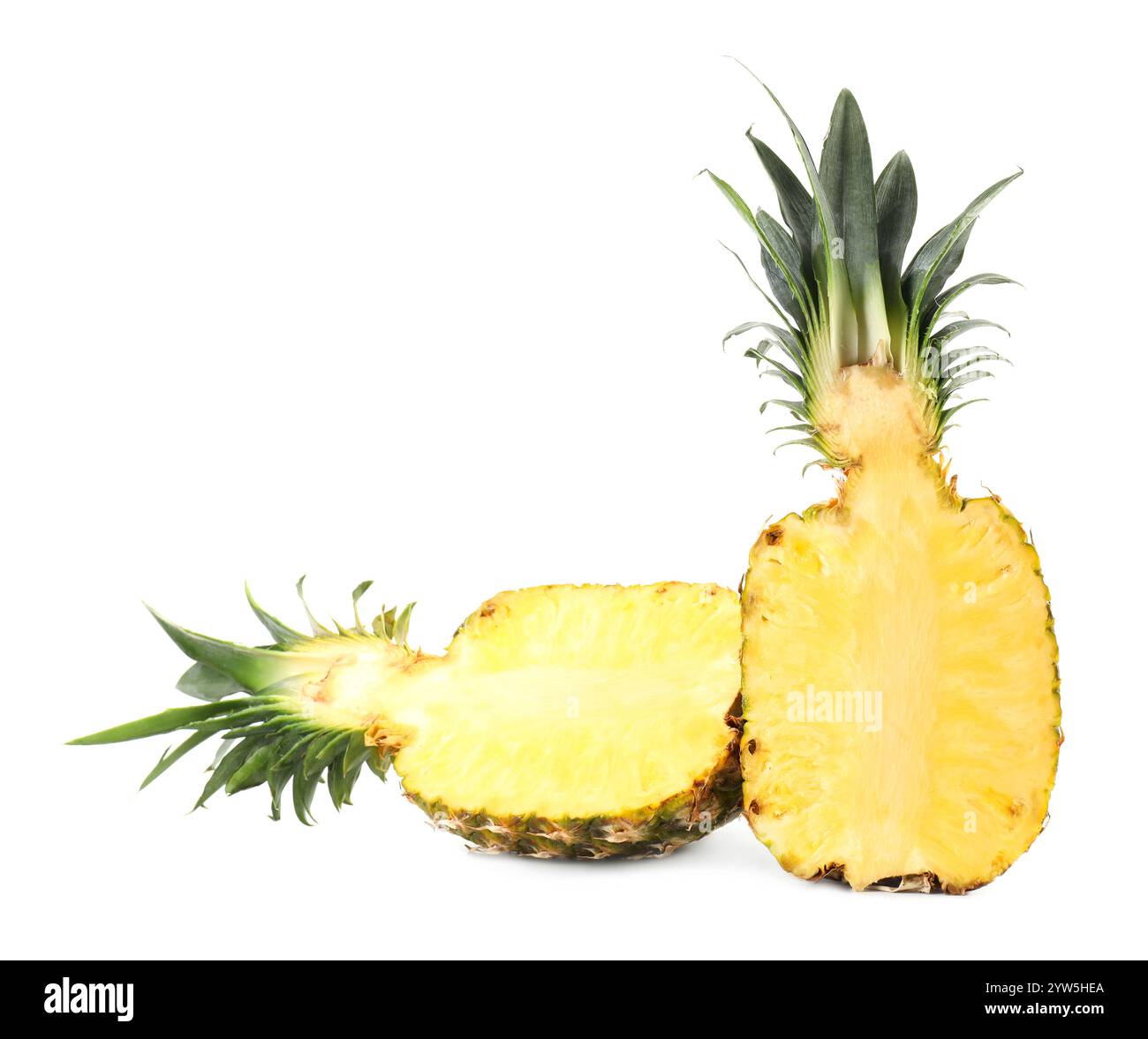 Halves fresh pineapple on hi-res stock photography and images - Alamy