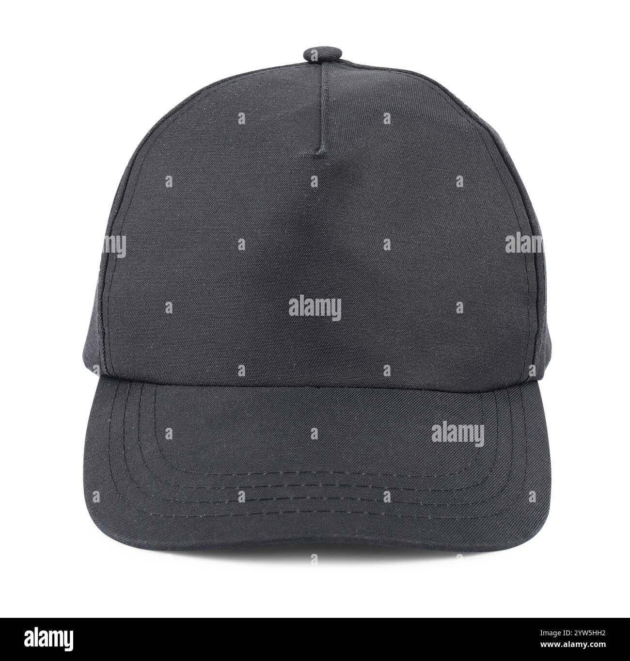 Stylish black baseball cap isolated on white. Mockup for design Stock ...